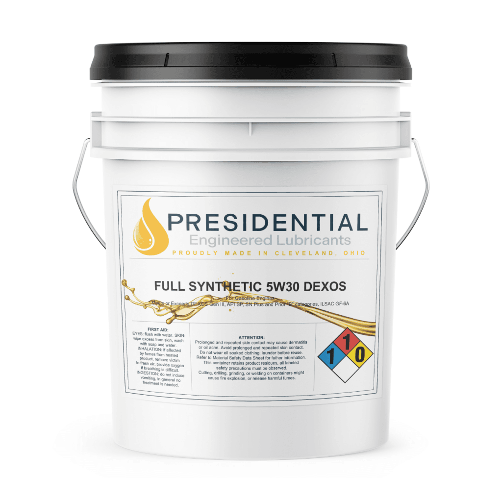 Dexos 5W30 | Full Synthetic Dexos 5W30 Oil | Presidential Oils