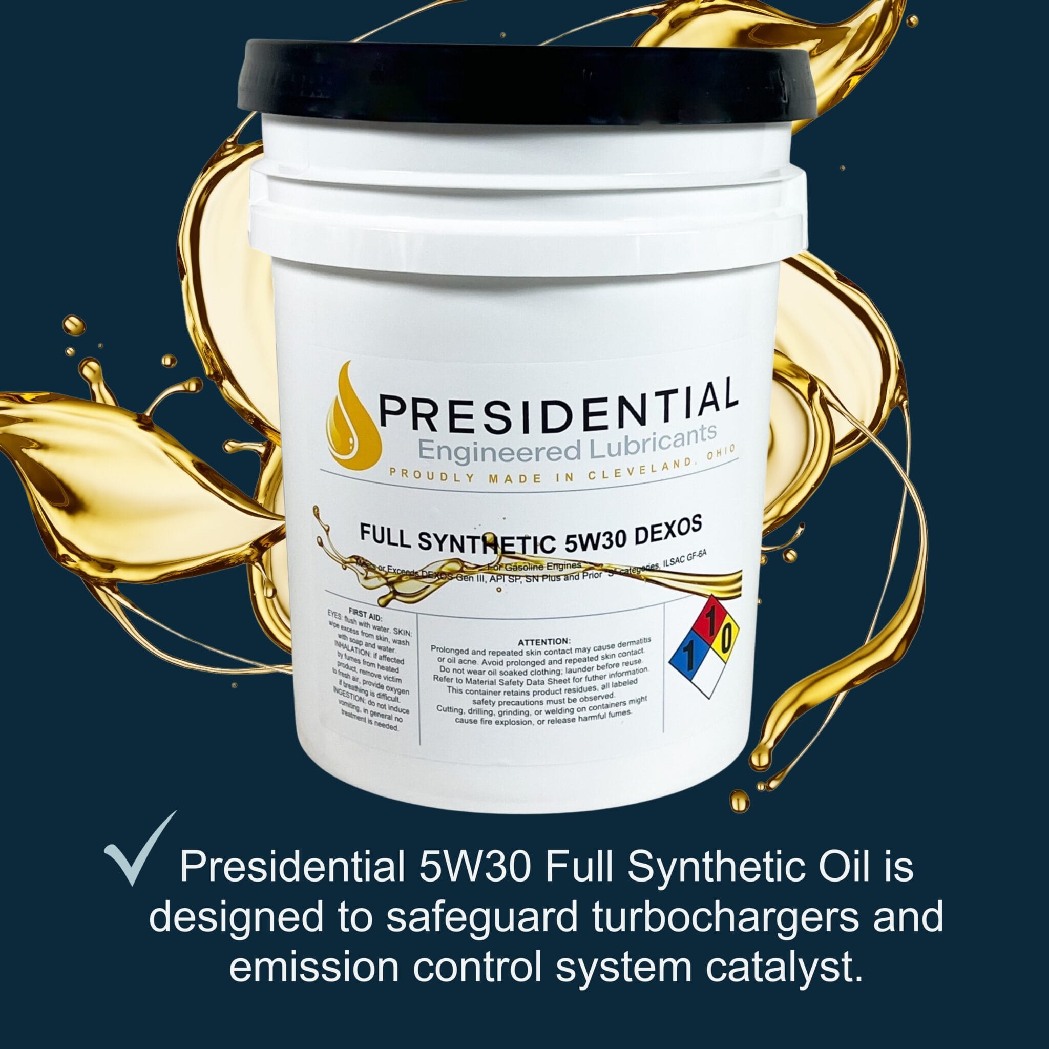 Dexos 5W30 | Full Synthetic Dexos 5W30 Oil | Presidential Oils